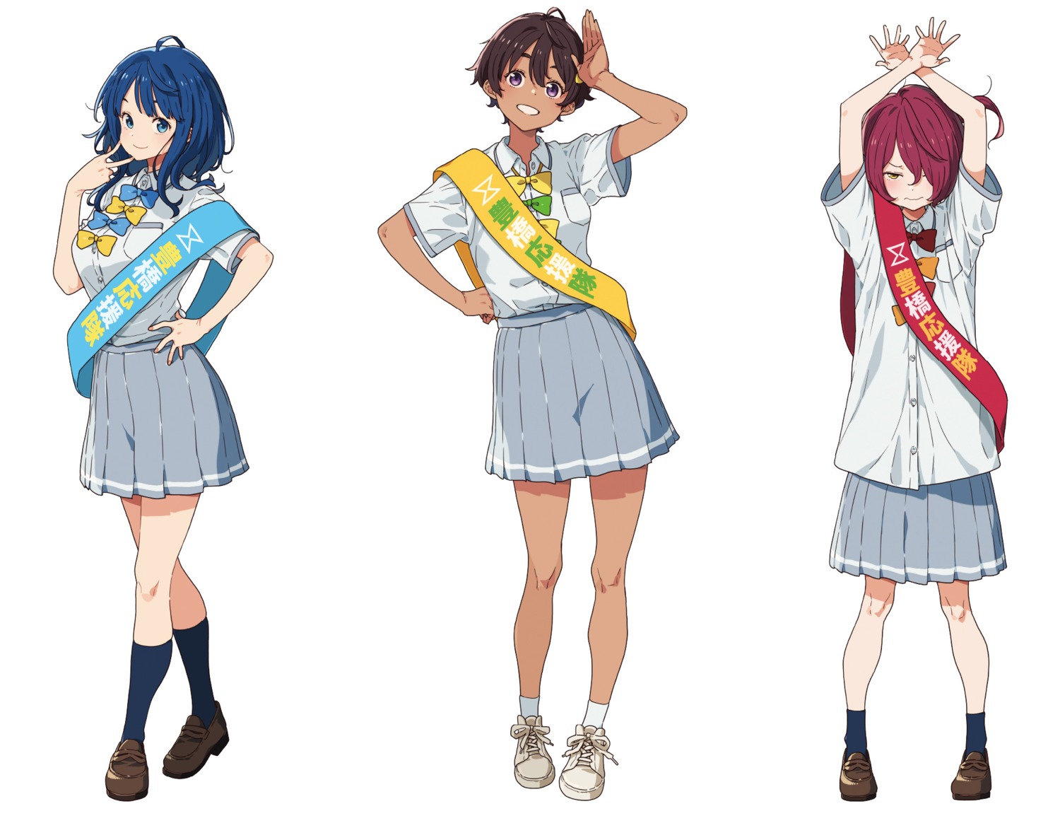 imigimuru make heroine ga oosugiru! komari chika yakishio remon yanami anna seifuku | #1156042 ...